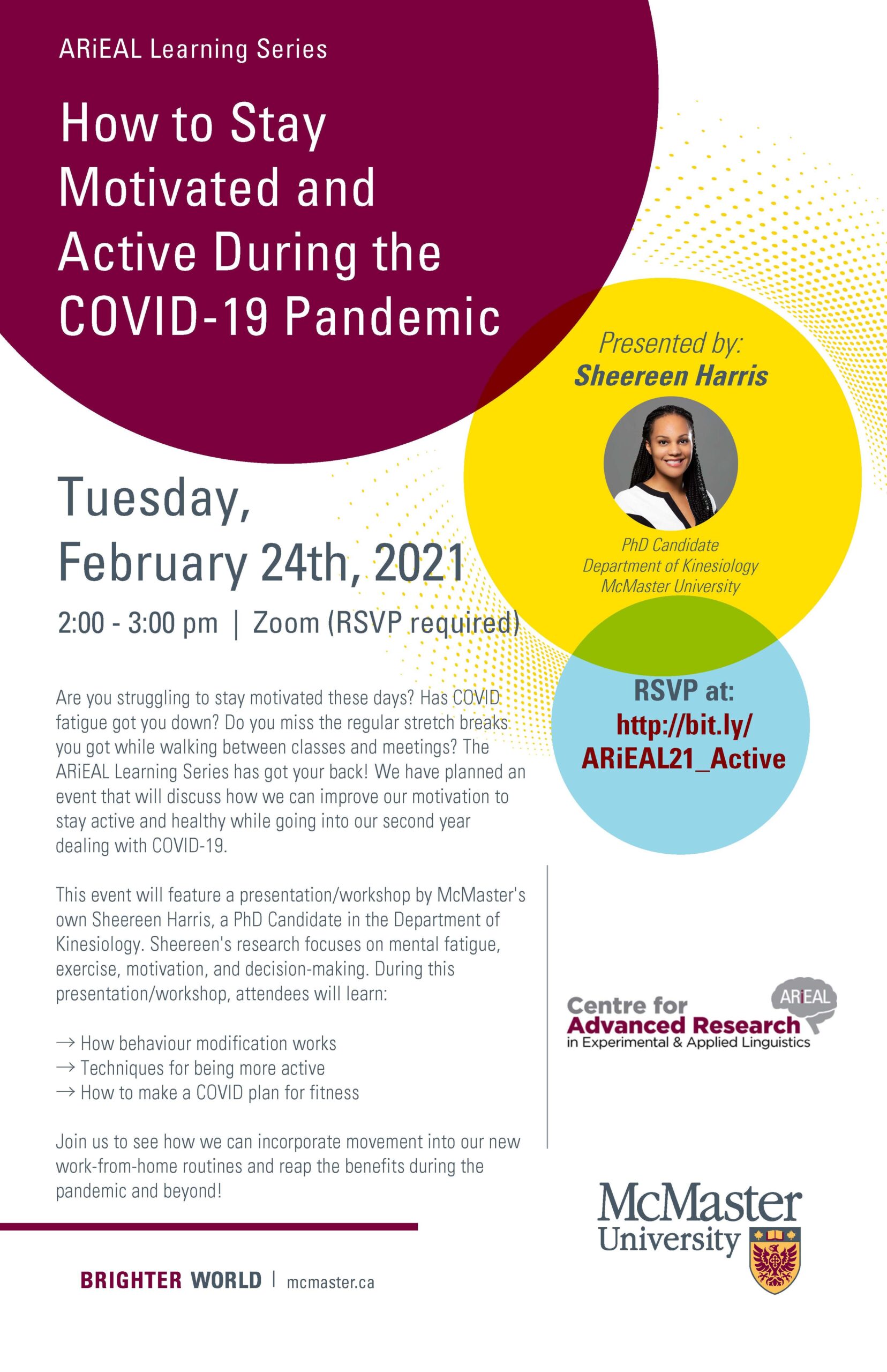 [Learning Series] How to Stay Motivated and Active During the COVID-19 ...